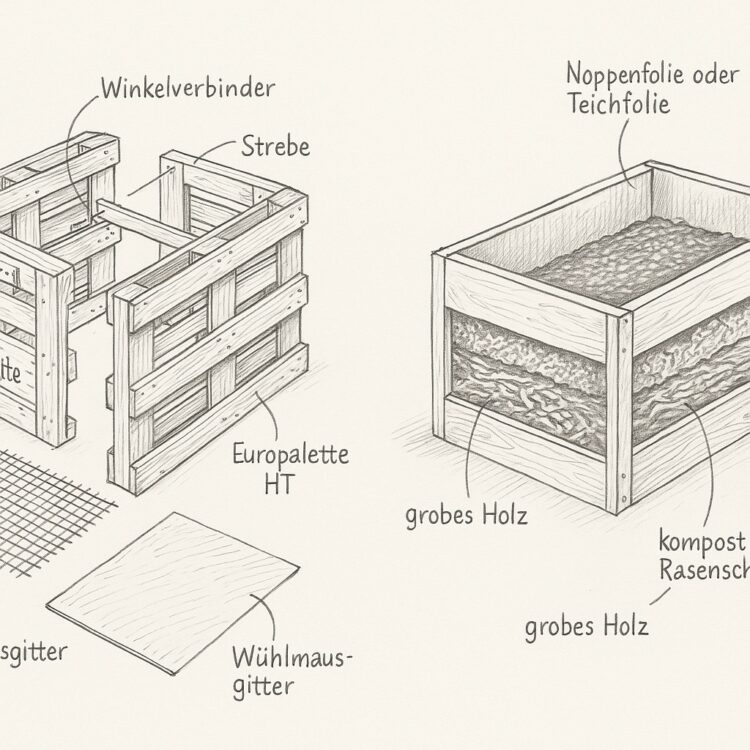 Faszinierend Hochbeet Aus Paletten Bauen Ebenbild